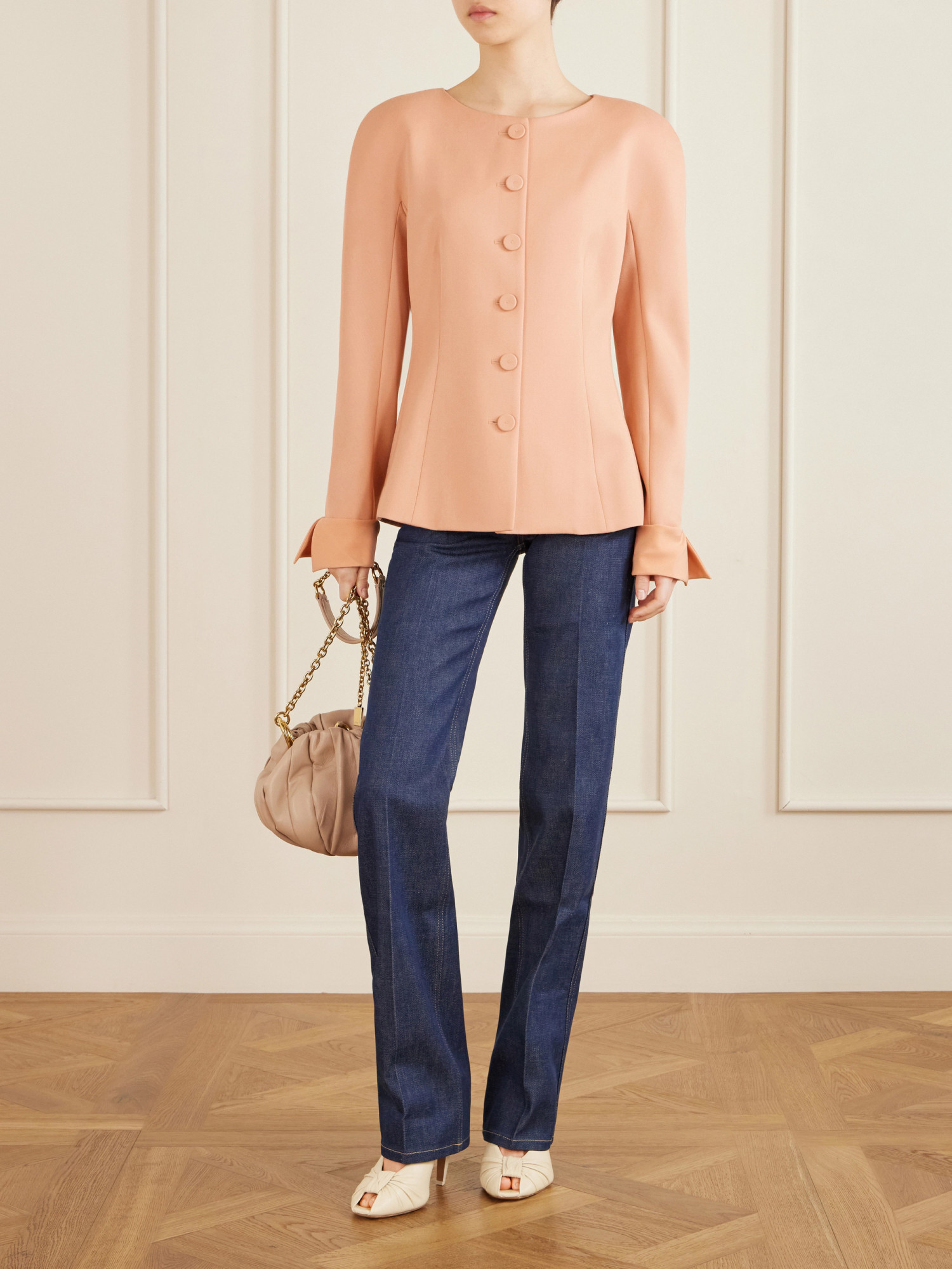CHLOÉ Chloé Tailored Blazer with Button Front